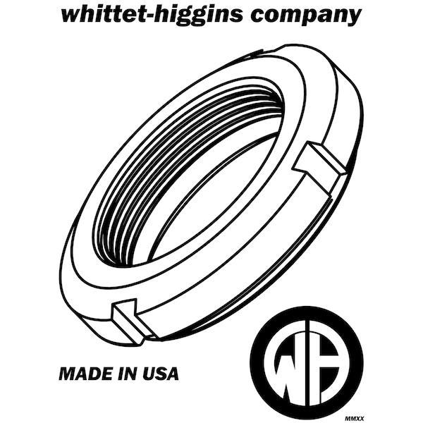 Whittet-Higgins Bearhug Retaining Nut BM-01 | Zoro